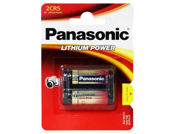 2CR5 PANASONIC LITHIUM 6V 1400MAH - Allvolts Power Solutions Pty Ltd