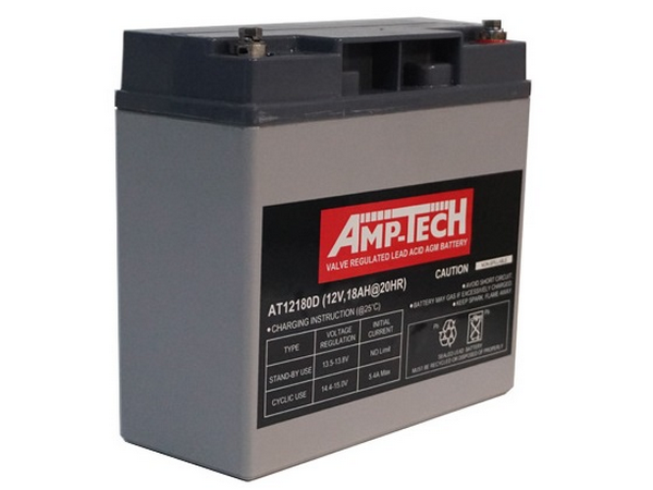 AGM DEEP CYCLE BATTERY 18AH AMPTECH - Allvolts Power Solutions Pty Ltd