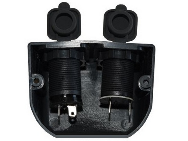 ENGEL SOCKET DUAL SURFACE MOUNT 12/24V - Allvolts Power Solutions Pty Ltd