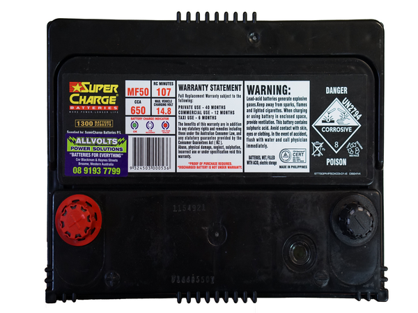 GOLD MF50 650CCA - Allvolts Power Solutions Pty Ltd