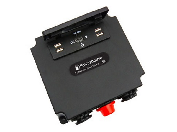 12/24V Power Distribution Hub with Isolator + Allvolts