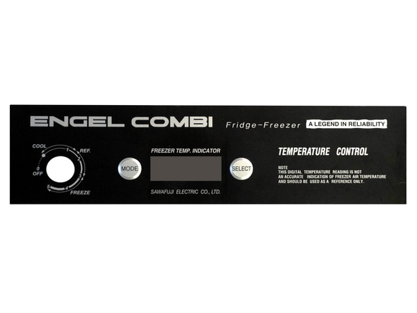 Engel MT60FCP/MT80FCP Combi Temperature Control Sticker