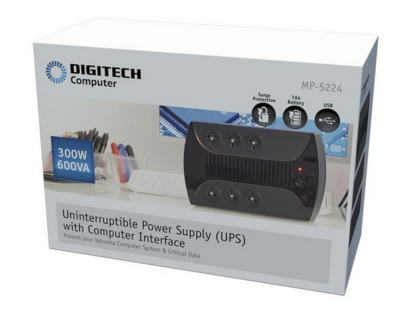 UPS 600VA Line Interactive Flat Type