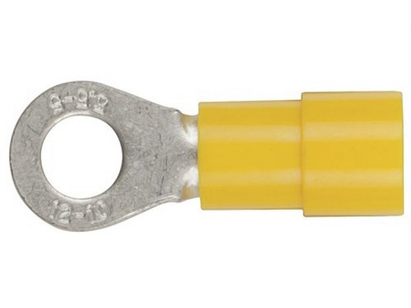 Yellow 5.3mm Ring Crimp Terminal